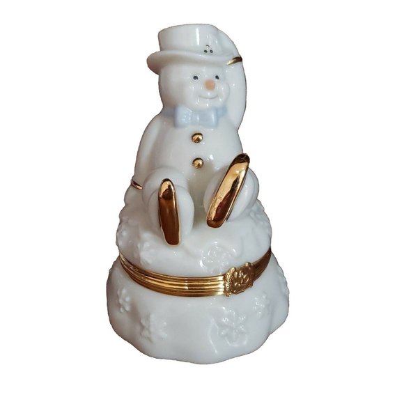 Lenox | Holiday | Lenox Snowman Trinket Box | Poshmark